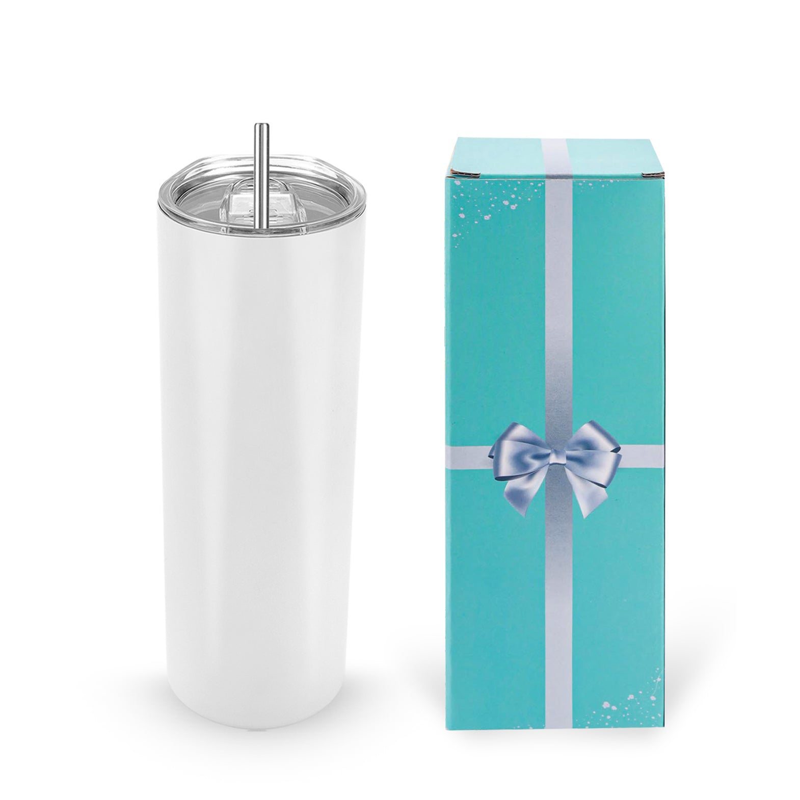 Joyclub Sublimation Clear Glass Cups Blanks with Bamboo Lids